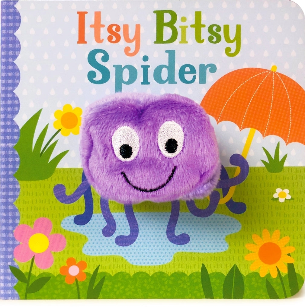 Itsy Bitsy Spider Nursery Rhyme Finger Puppet Board Book – Red Door ...